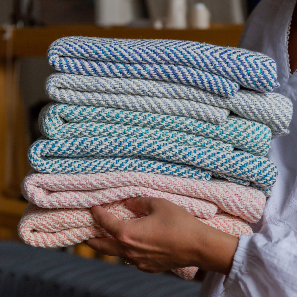 Cotton Blankets & Apparel - Handmade by Nantucket Looms