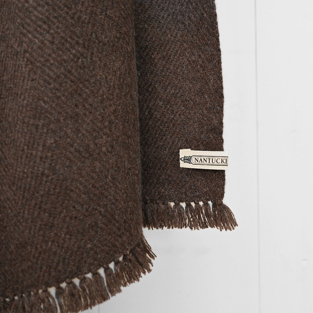 Chocolate Brown Handwoven Cashmere Throw – Nantucket Looms