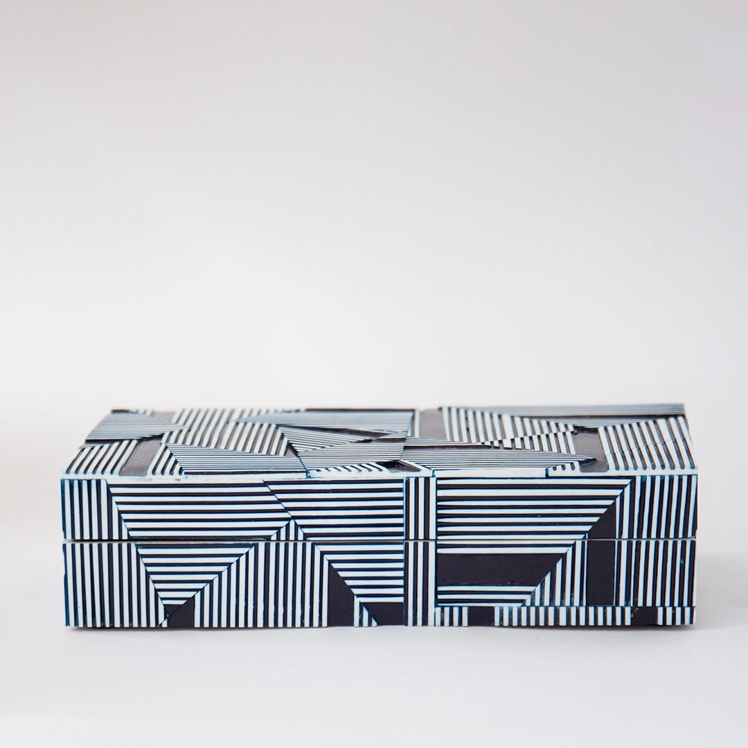 Cade Blue Box – Nantucket Looms