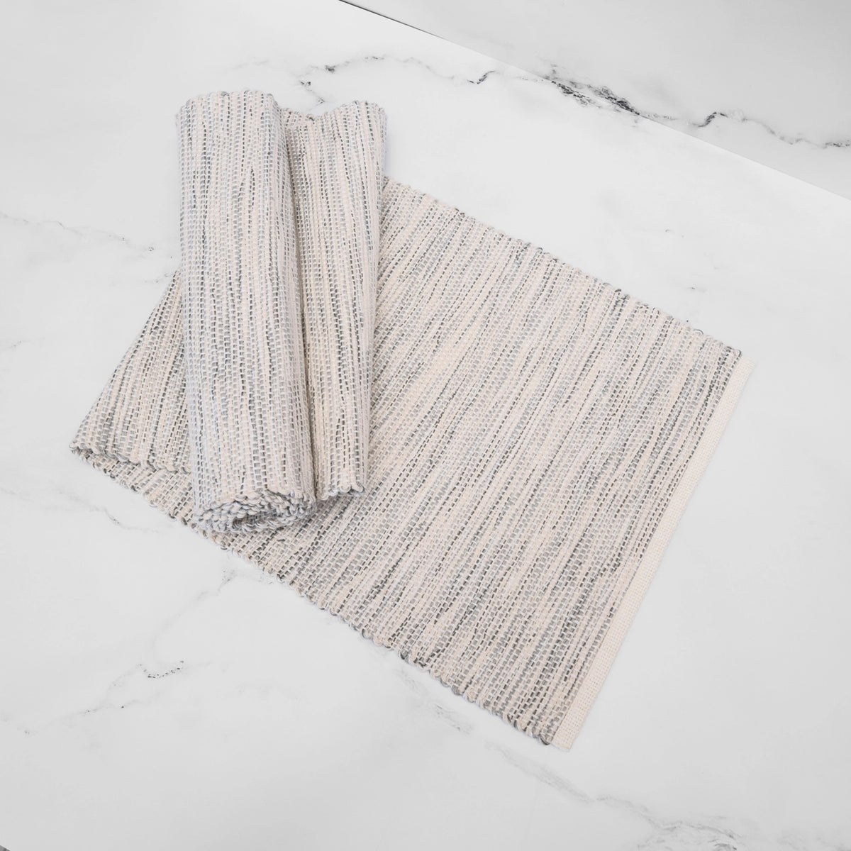 Harbor Gray Table Runner – Nantucket Looms