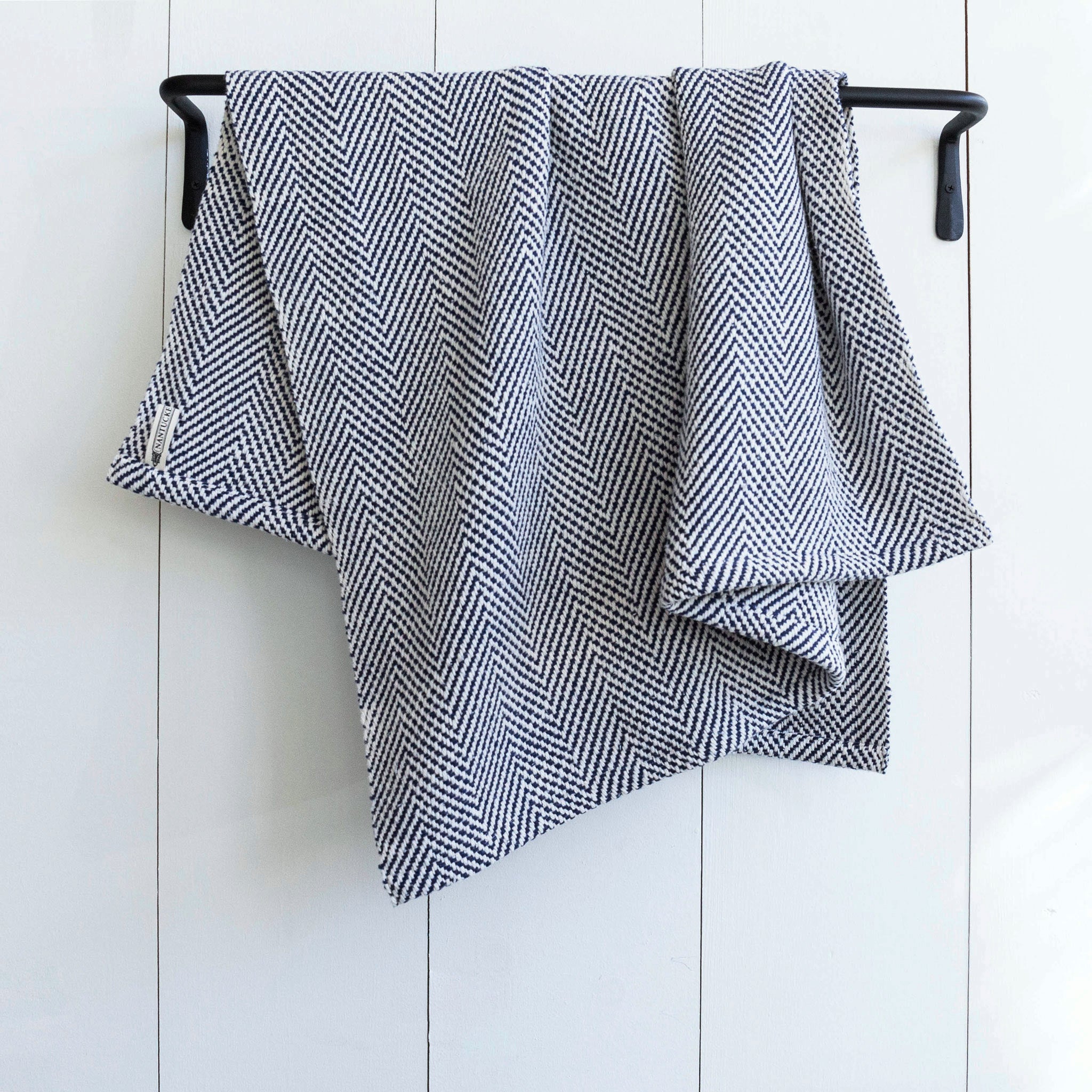 Marine Navy Handwoven Baby Blanket – Nantucket Looms