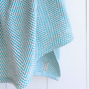 Turquoise Baby Blanket – Nantucket Looms