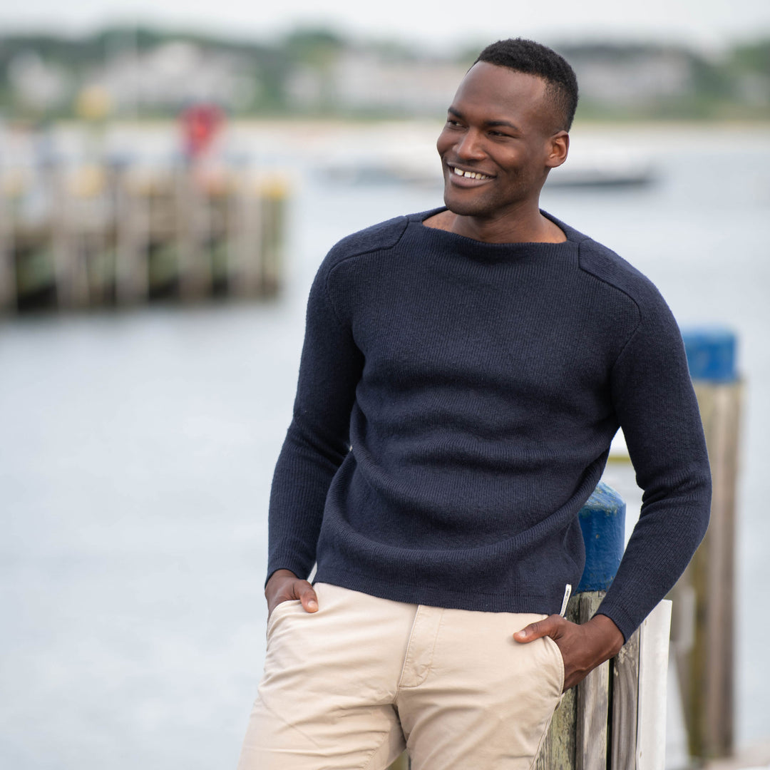 Men's Boat Neck Sweaters – Nantucket Looms