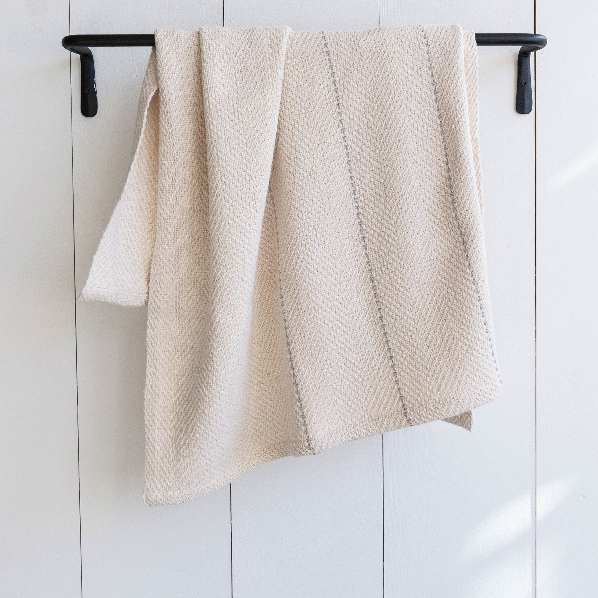 Ecru Sand Handwoven Baby Blanket – Nantucket Looms