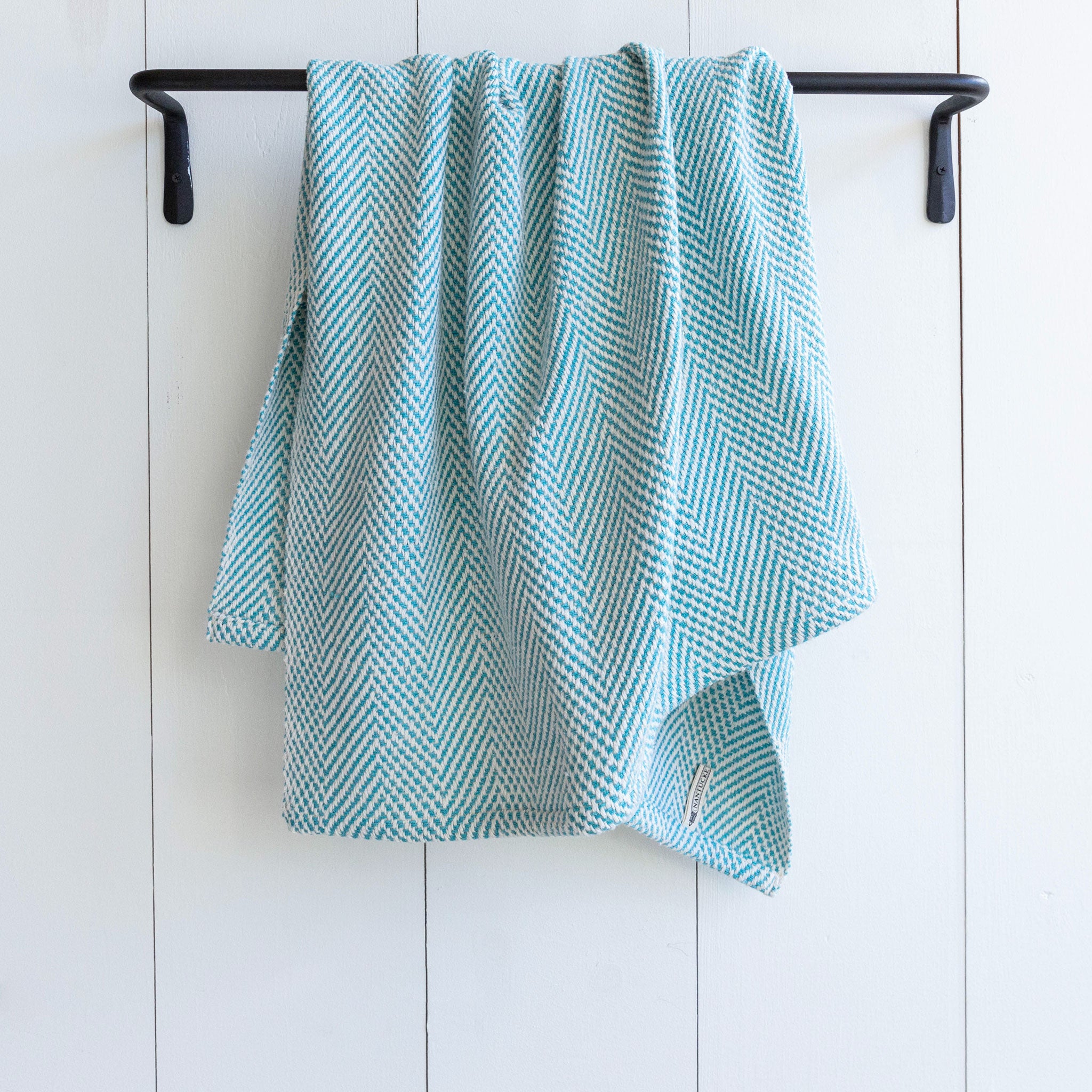 Turquoise Baby Blanket – Nantucket Looms